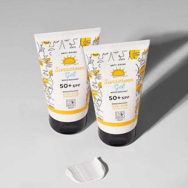 Bobana Sunscreen Gel 150 ML (1+1 Free) – Bobana-eg